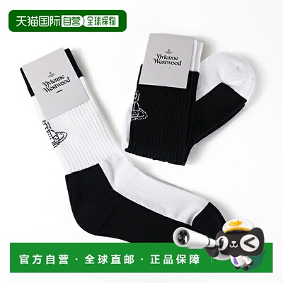 日本直邮Vivienne Westwood 后背徽标袜子81040003 K0012女士 Orb