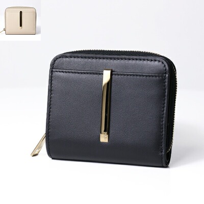 日本直邮TOD'S 双折钱包 XAWDBMAI200ROR 女士真皮迷你钱包带零钱