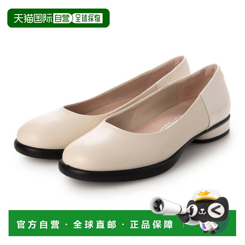 日本直邮LIMESTONE 女式真皮芭蕾舞一脚蹬鞋爱步
