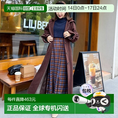 日本直邮31 Sons de mode 带帽莫萨拉长款外套 [315060EW13276]