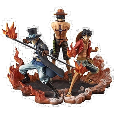 【日本直邮】海贼王DXF BROTHERHOOD II 路飞与萨博和艾斯 人偶