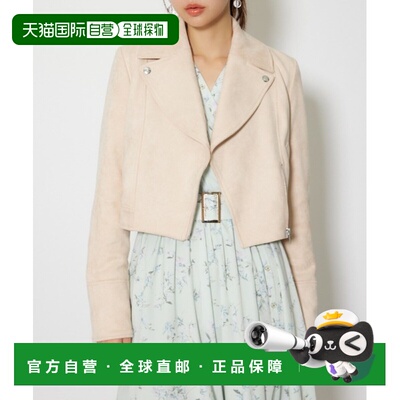 rienda 女装 仿麂皮机车夹克 110JSA301101