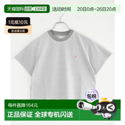 日本直邮[DT-C0408CVT-B] DANTON T/C SHORT T-SHIRT 女款短袖T恤