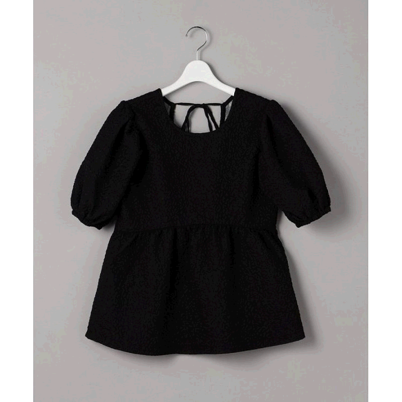 1h可退 日本直邮FREAK'S STORE 女士凹凸质感短袖上衣 蓬松袖设计