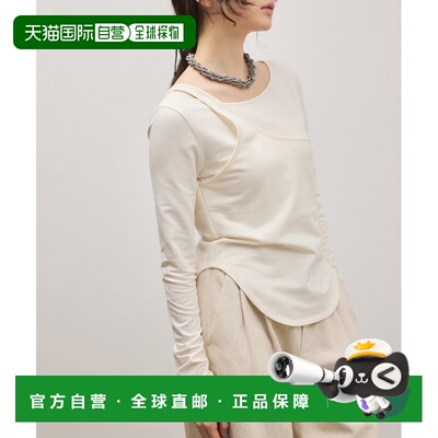 1h可退 日本直邮Adam et Rope' 女装 单肩设计 上衣 修身舒适剪裁