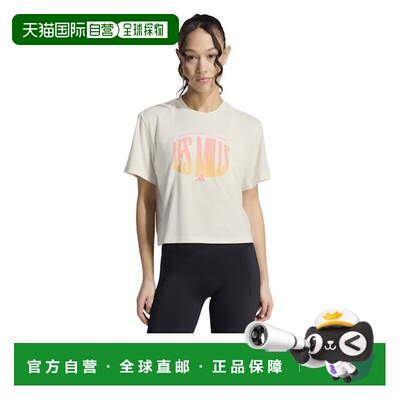 日本直邮adidas 阿迪达斯 LES MILLS 心灵图案 T恤 KS5903 TJ938