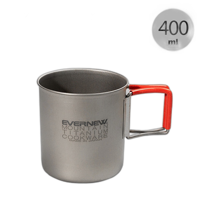 日本直邮EVERNEW 钛合金杯 FH Mug 400 ECA542 钛杯餐具露营