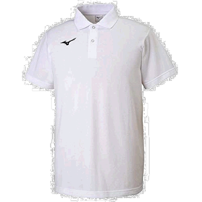 【日本直邮】美津浓Mizuno标准款POLO衫 吸汗速干32MA9195白/藏青