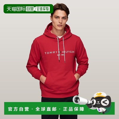 日本直邮TOMMY HILFIGER 刺绣logo连帽衫卫衣 [TO3203EM10512]