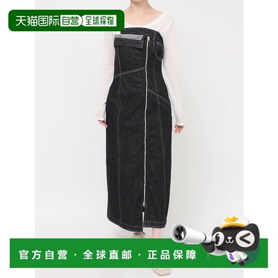 1h可退 日本直邮LAGUNAMOON 女士不对称设计拉链背心连衣裙 03252
