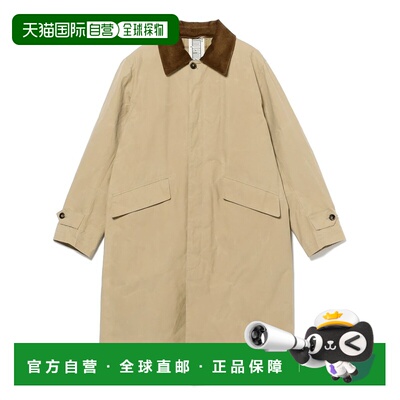 1h可退 日本直邮l’impermeabile 男装 改良版型 斜插口袋 华达呢