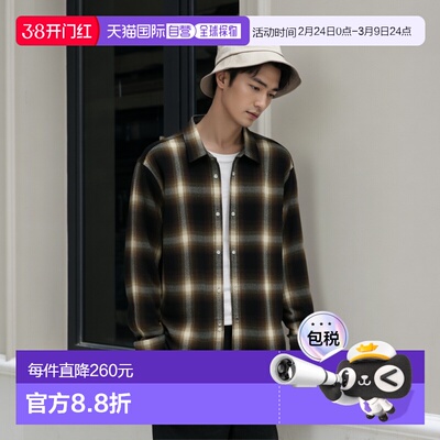 1h可退 日本直邮JOURNAL STANDARD 男装 宽松剪裁 阿姆布拉克格纹