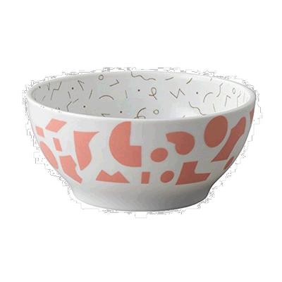 【日本直邮】KINTO 瓷碗Remix Don Track 4 直径12×高6cm 粉点/