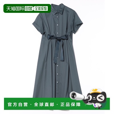 1h可退 日本直邮12Twelve Agenda 女士系带短袖衬衫连衣裙 520556