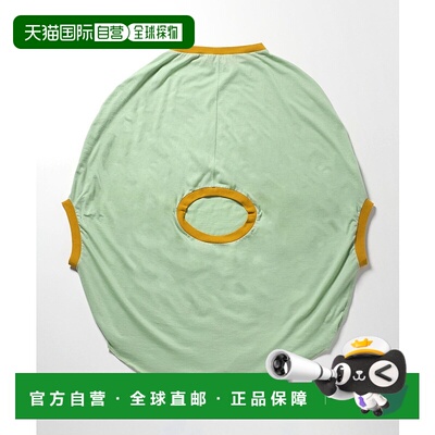 1h可退 日本直邮6(ROKU)女士夏季宽松两穿设计全棉字母O短袖T恤 8