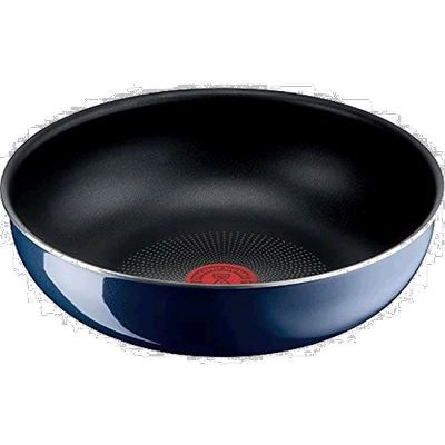 【日本直邮】T Fal特福 炒锅 深型26cm靛蓝 煤气专用L43777