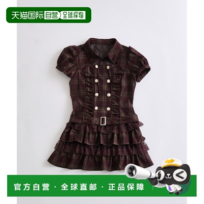 日本直邮OLIVE des OLIVE 女士 双层褶裥衬衫连衣裙 1062090060