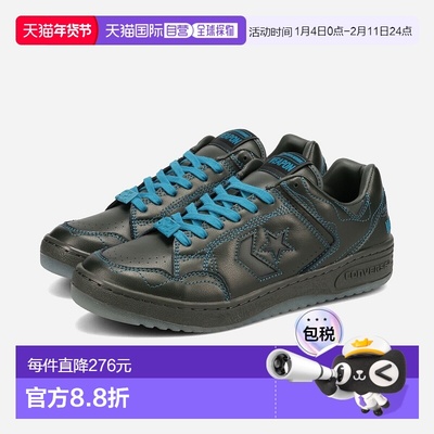 日本直邮匡威 WEAPON OX / WIND AND SEA 男士低帮运动鞋黑色/蓝3