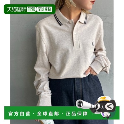 日本直邮FRED PERRY 男女同款 双色领边设计 长袖Polo衫 M3636 10