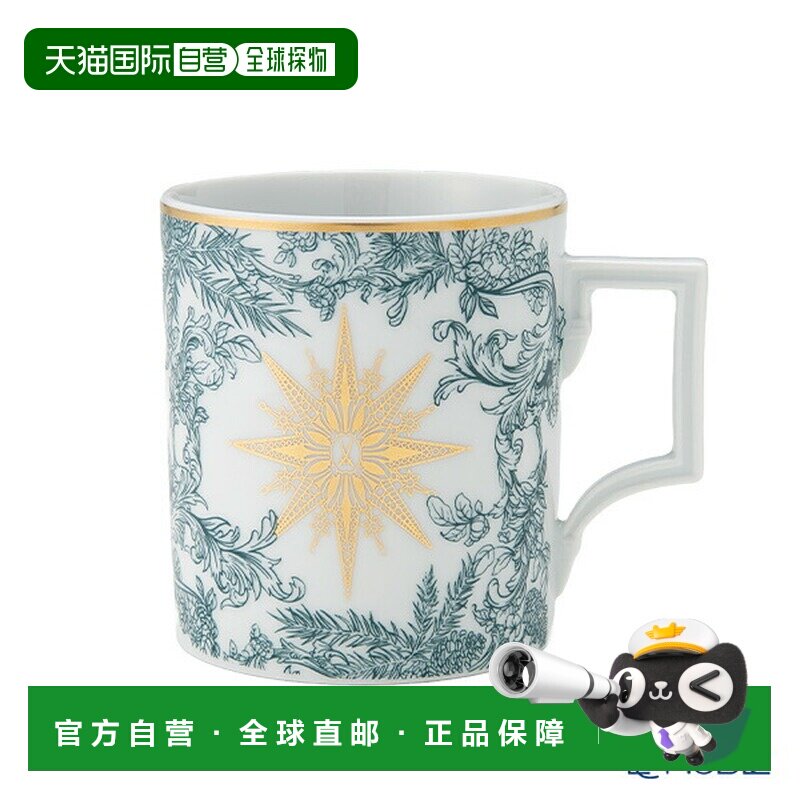 日本直邮meissen圣诞星马克杯高端复古瓷器餐具礼品79A940 55810