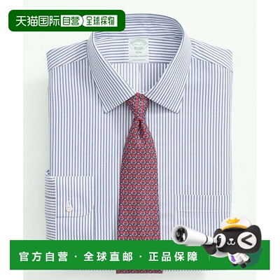 日本直邮Brooks Brothers Explorer 棉混纺条纹修身男士衬衫 [977