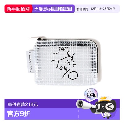 1h可退 日本直邮Somewhere in Tokyo 男士多功能反射标签卡包 Tom
