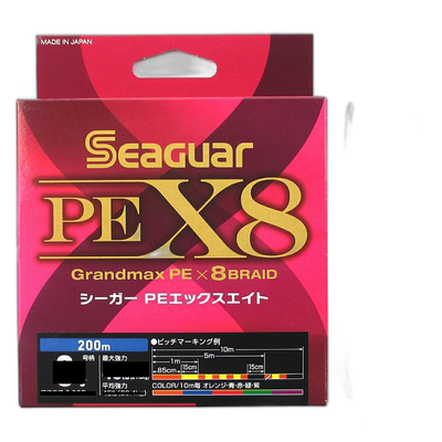 日本直邮吴羽合成海豹 PEX8 200m 1.2 号 橙、蓝、红、绿、紫