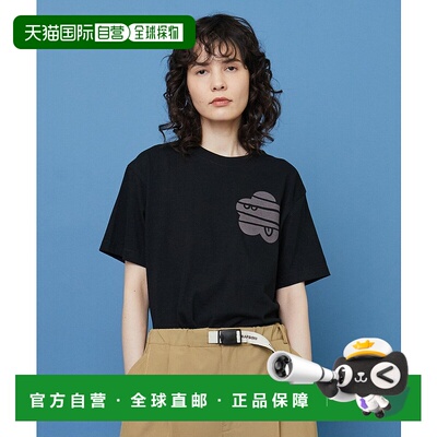 1h可退 日本直邮FRAPBOIS 男女同款帕克图案T恤 B1543PUT701