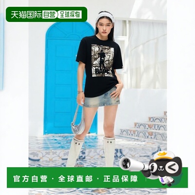 1h可退 日本直邮A BATHING APE 男女同款 树叶迷彩短袖T恤 定制印