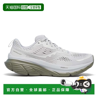 日本直邮Saucony Guide 向导 18 舒适柔软 低帮跑步鞋 男款 灰色