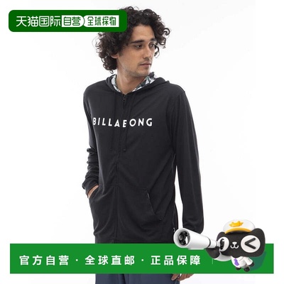 日本直邮BILLABONG 男士长袖拉链防晒帽衫 具备UPF50+紫外线防护