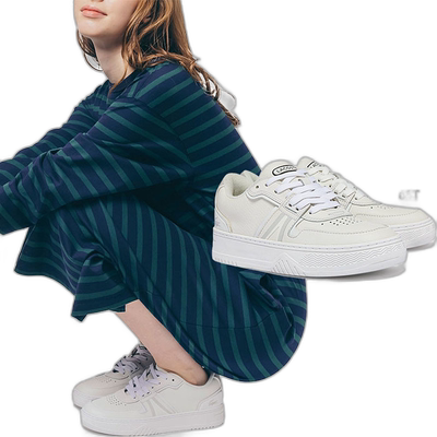 日本直邮Lacoste 女式 L001 0321 1 运动鞋系带鞋休闲低帮 LACOST