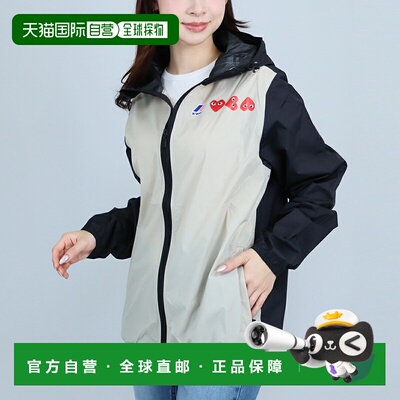 日本直邮Comme des Garçons PLAY 男女通用尼龙派克大衣AZ J505 0