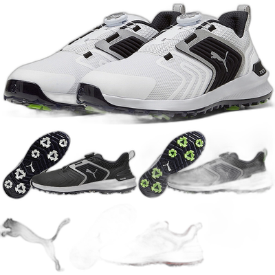 日本直邮PUMA Golf Ignite Innovate 圆盘无钉高尔夫球鞋 379209