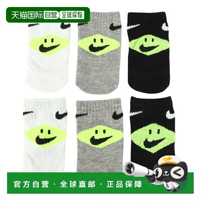 日本直邮耐克（NIKE）儿童 少年 INF 短袜 6双装 NN1326-001