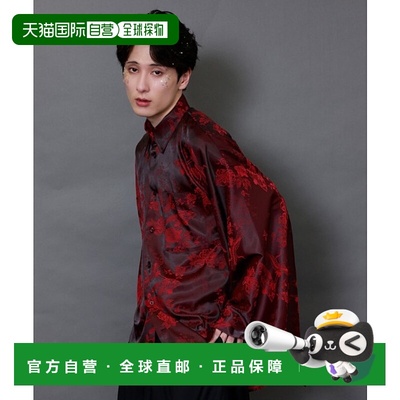 1h可退 日本直邮AXES-X 男士和风图案和袖衬衫 VE91X04RZ