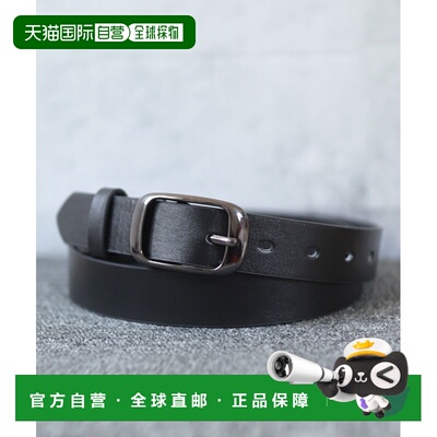 日本直邮florist男女通用简约银框PU皮带 U39064785