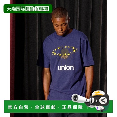 1h可退 日本直邮UNION（UNION TOKYO）男女同款 DAZED TEE 图案印