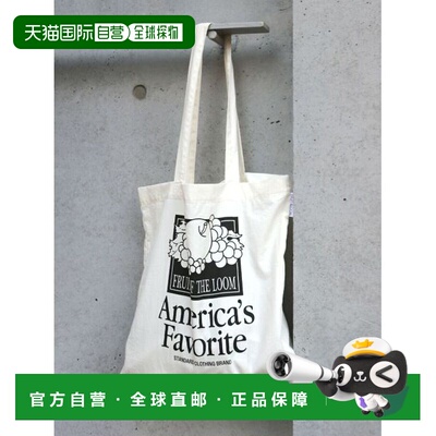日本直邮FRUIT OF THE LOOM 托特包 别注款logo单肩包斜挎包
