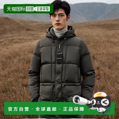 香港直邮Emporio Armani 徽标羽绒服 BNK03HV高端流行 休闲时尚