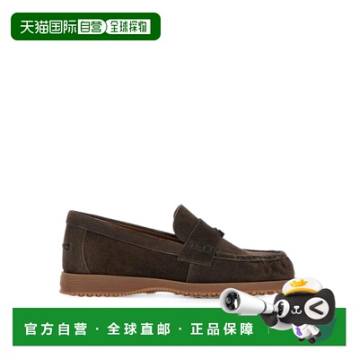 香港直邮HOGAN 女士芭蕾乐福鞋 HXW7200GH30BTMS614 AW2026 棕色