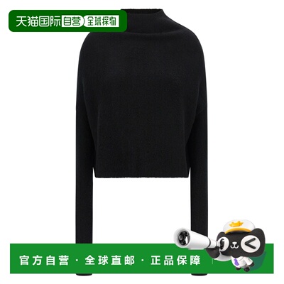 1h可退 香港直邮rick owens 瑞克 欧文斯 女士 黑色 Tower LS Cra