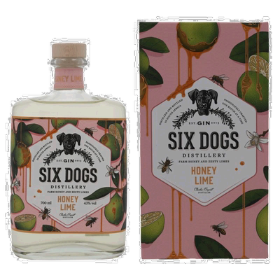 欧洲直邮Six Dogs杜松子酒700ml回味悠长浓郁顺滑馥郁典雅醇香