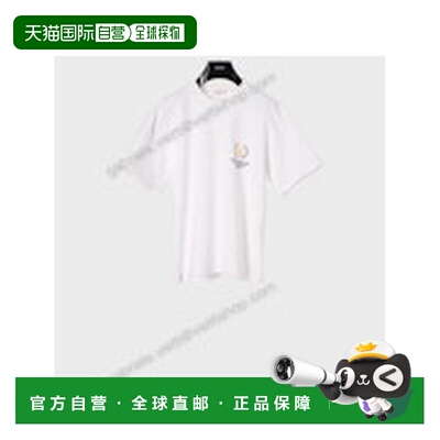 香港直邮CELINE 男士T恤 RX0UN124201YE AW2026 白【付后1h可退】