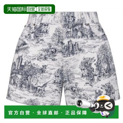 香港直邮Dior 腰带环短裤 512P44A3015休闲裤