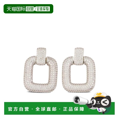 香港直邮SELF-PORTRAIT 女士耳饰 AW25603EASL AW2025 银色