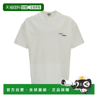 香港直邮A.P.C. 男士T恤 COHSLM26487AAB AW2026 白色 短袖T恤