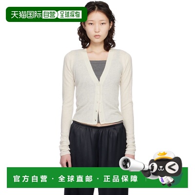 1h可退 香港直邮SKIMS 女士 灰白色 Featherweight Cashmere 开衫