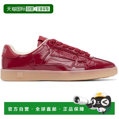 香港直邮AMIRI 女士 红色 Pacific Bones 运动鞋 AWSNSN1027RedRo