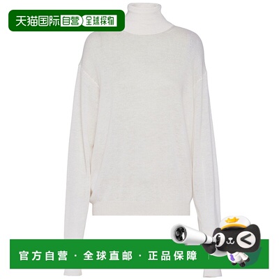 香港直邮Prada 普拉达 女士 羊绒宽松款高领上衣 P26505SOOO14O5